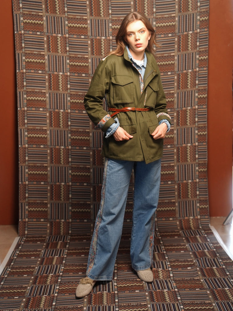 Field jacket olive Vera – AMEZQUITA INT